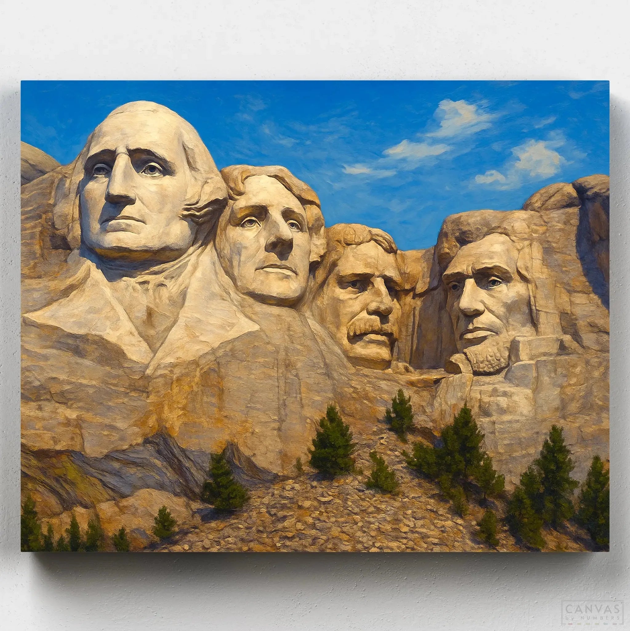 Mount Rushmore National Memorial Paint by Numbers Kit