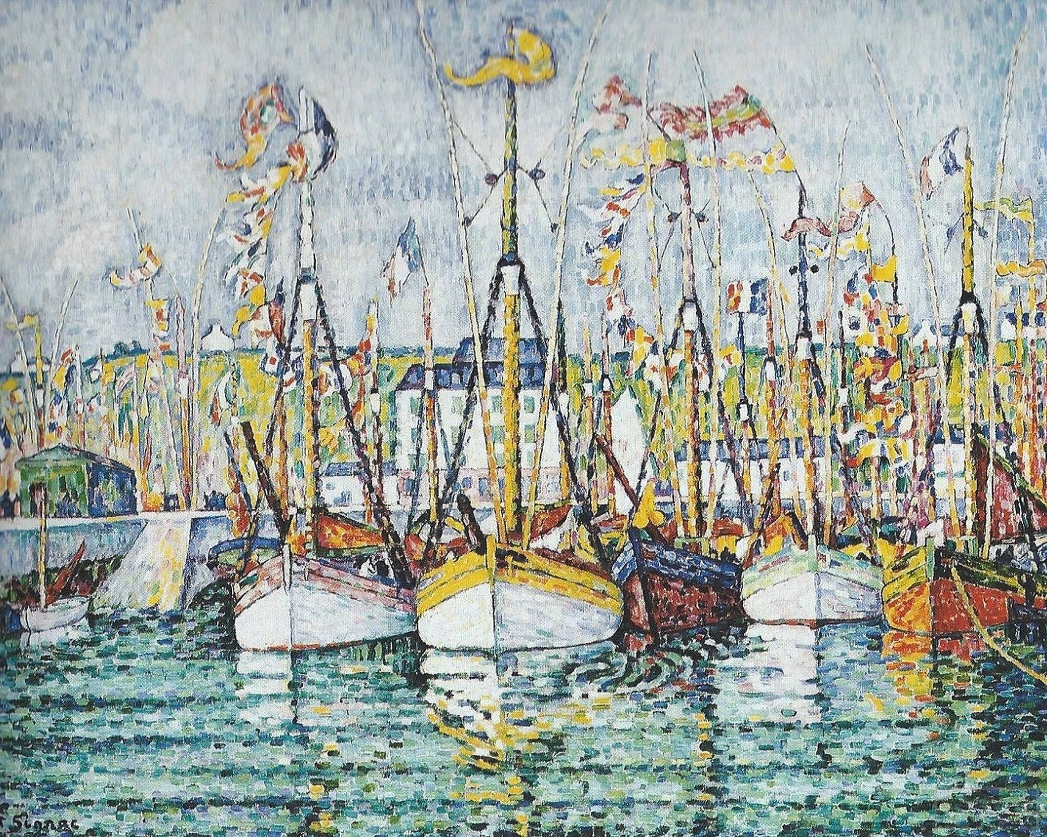 Blessing of the Tuna Boats Diamond Painting Kit - Paul Signac