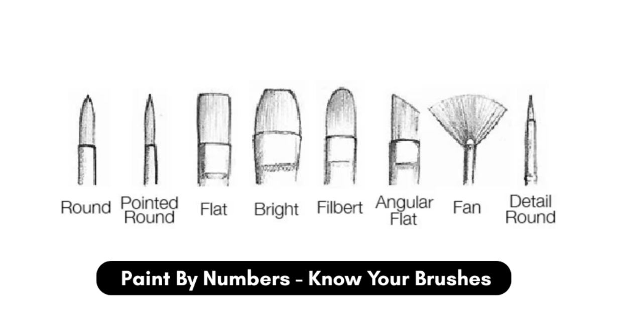 Tipos de brochas para Pintar por Números: Una Guía para Principiantes