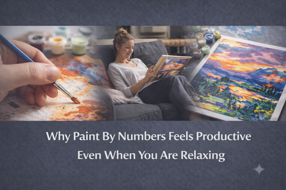 Why Paint By Numbers Feels Productive & Relaxing