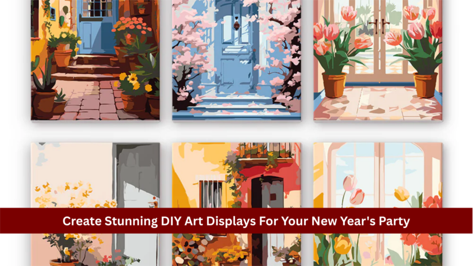 DIY Kunstpräsentationsideen für eine atemberaubende Silvesterparty