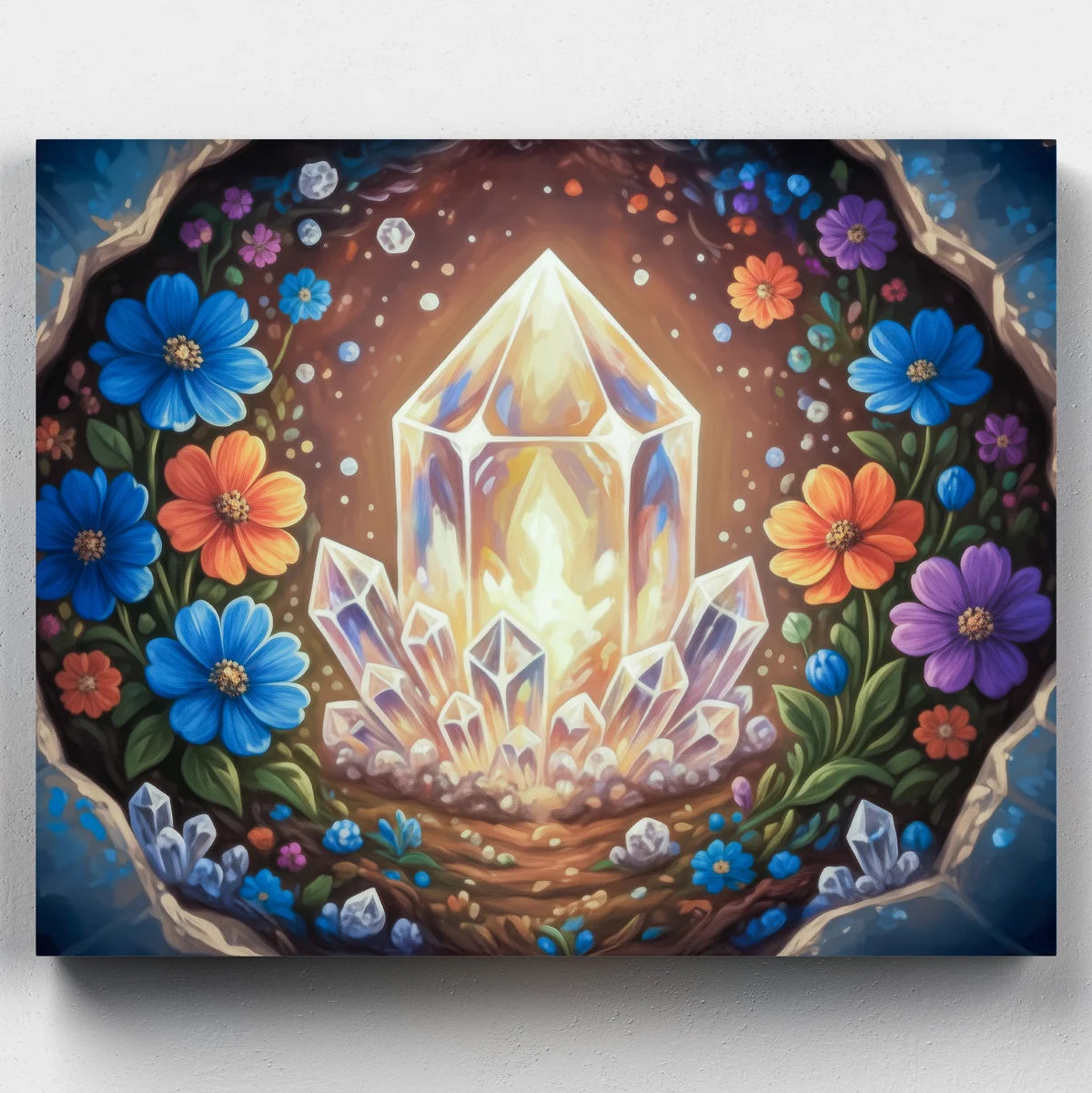 Heart of the Crystal Garden – Fantasy Paint by Numbers Kit